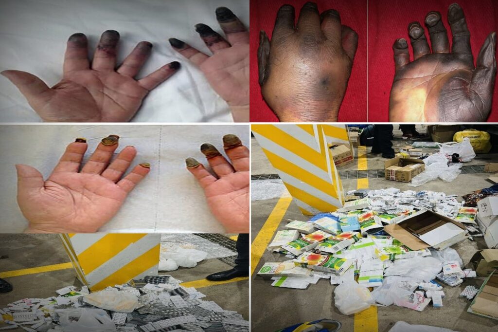 Мансууруулах үйлчилгээтэй их хэмжээний эмийг ундаа жигнэмгийн хайрцагт нуун далдалж хилээр